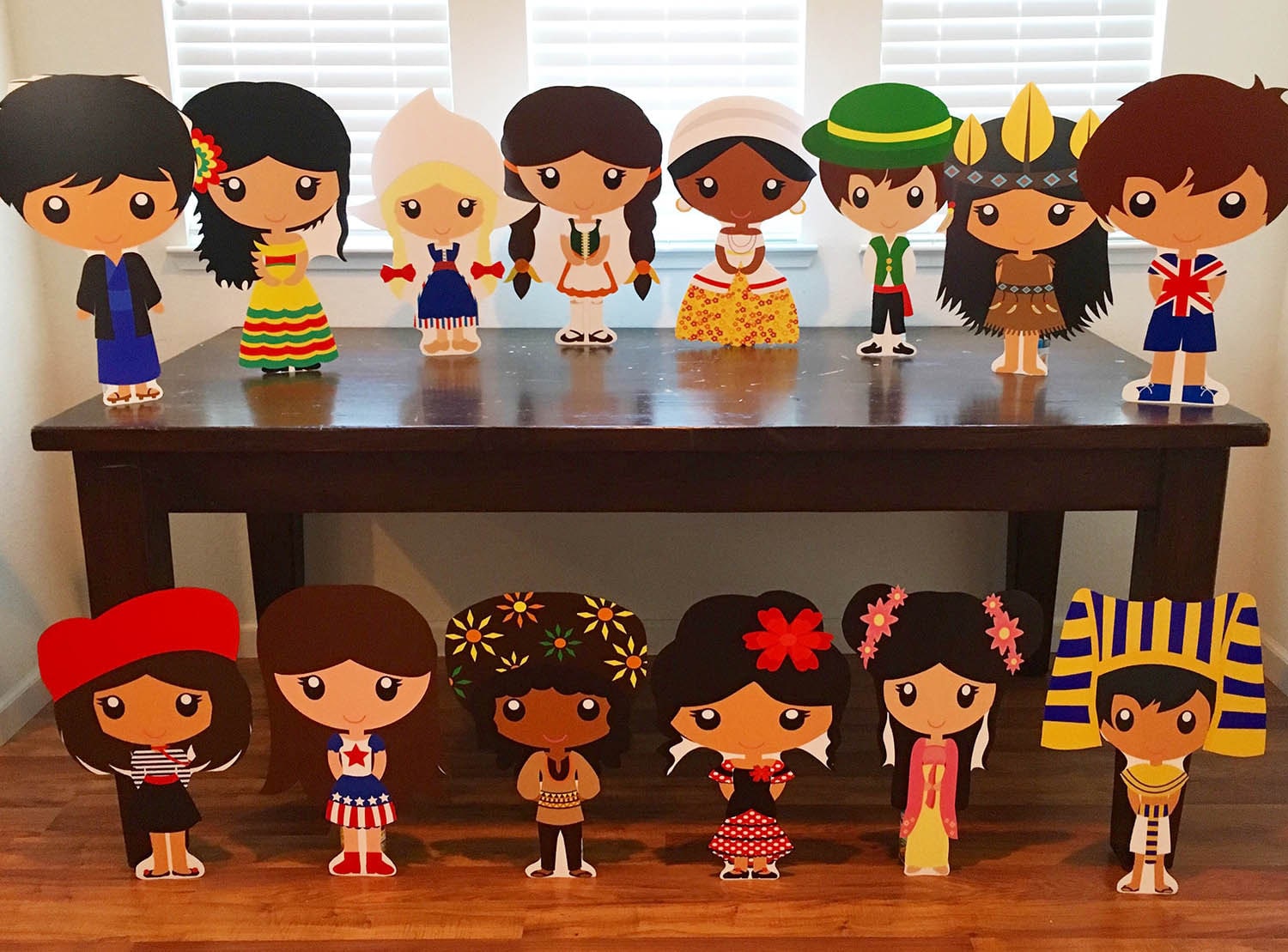 Children Around the World Travel Multi Cultural Kids | Etsy