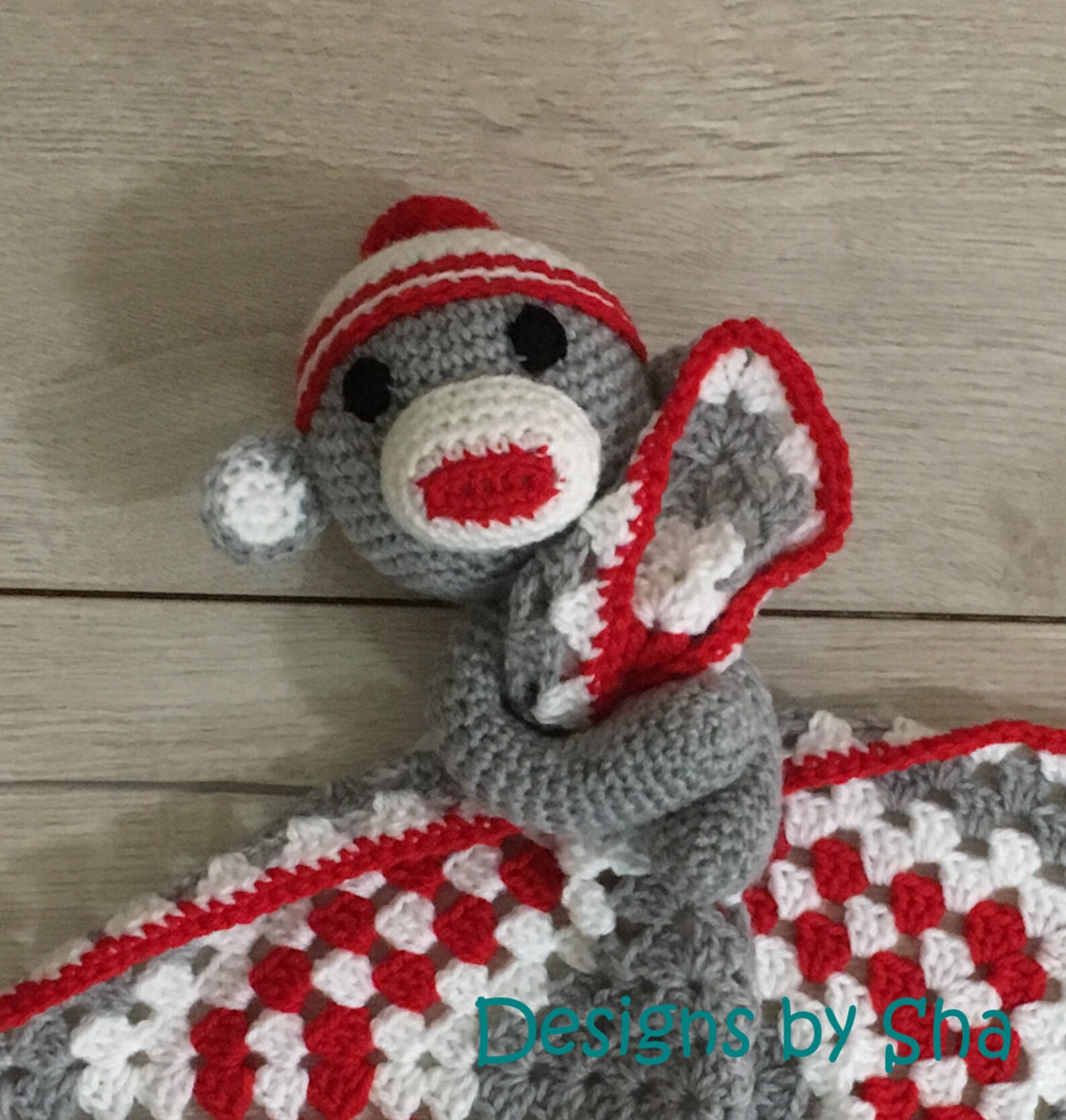 Sock Monkey Lovey Crochet Pattern - Etsy