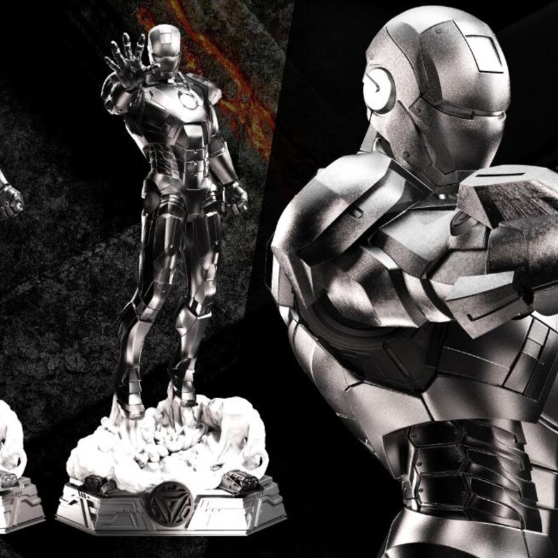 Iron Man 3d Model Stl - Etsy