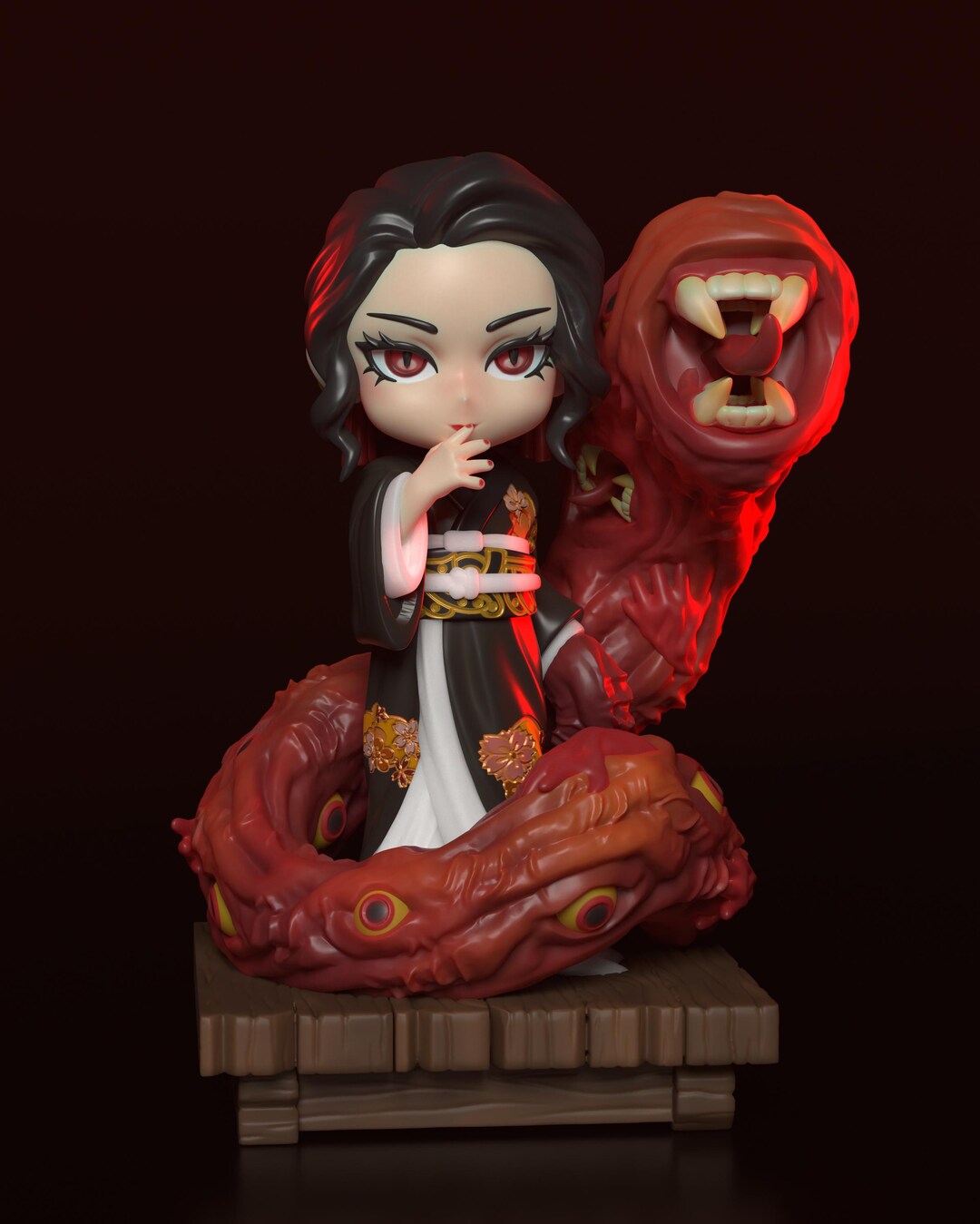 Demon Slayer – Muzan Kibutsuji Chibi | the Elegant Demon Lord STL ...
