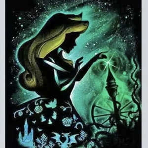 Sleeping Beauty & the Spindle Diamond Painting - Etsy