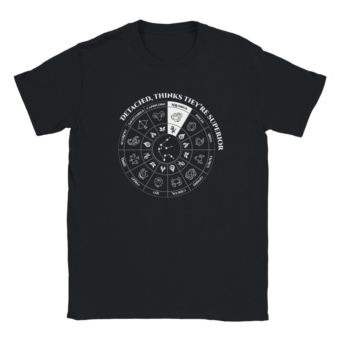 Aquarius - Detached, Thinks They Superior - Etsy