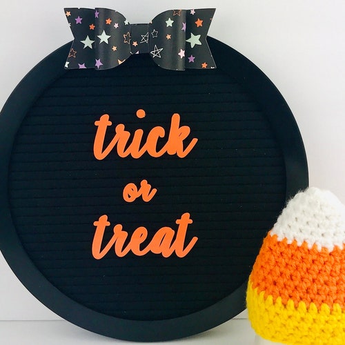 Trick or Treat Script for Letterboards and Feltboards - Etsy
