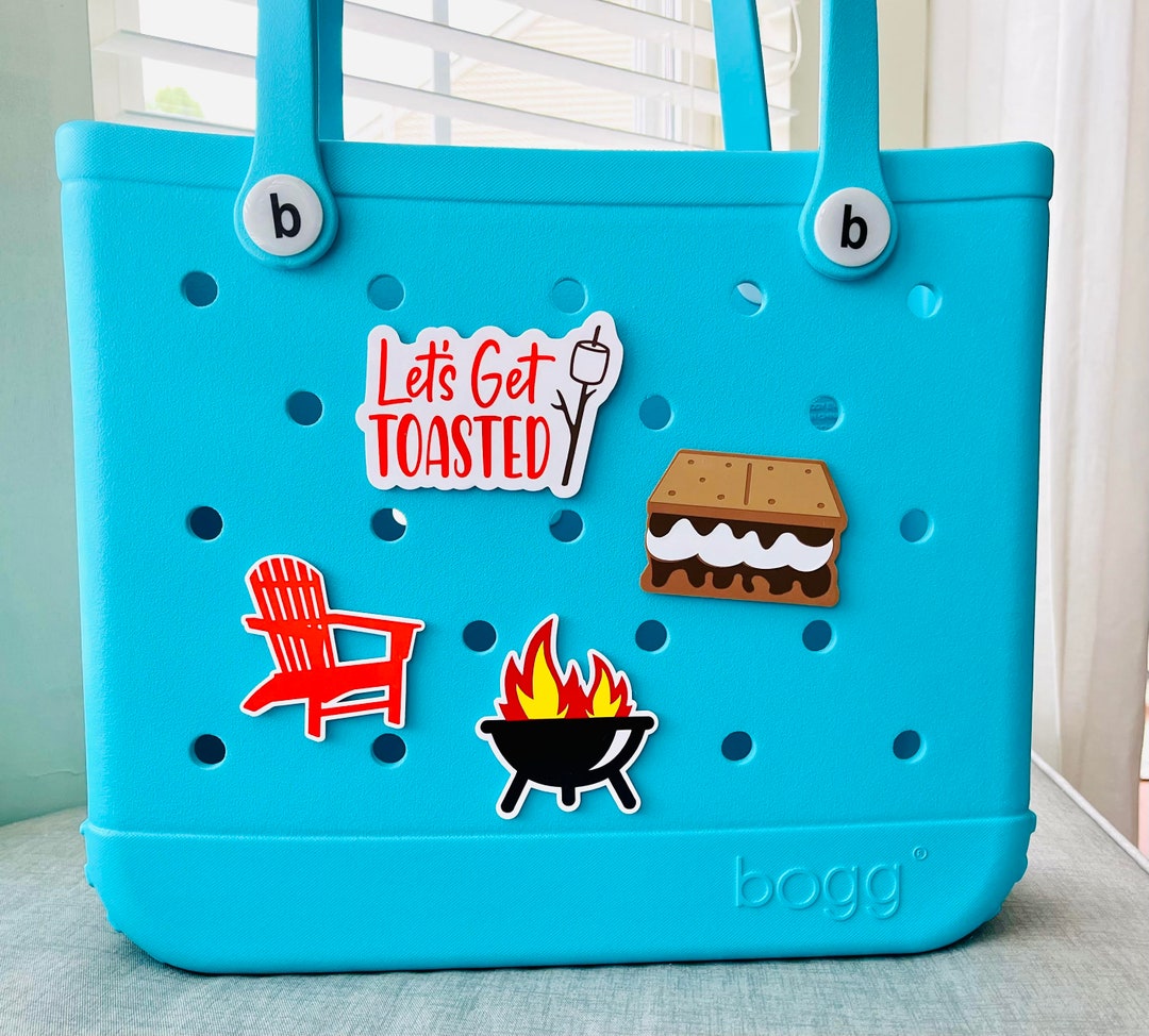 S'mores Bogg Bag Bits, Let's Get Toasted, Fire Bowl Bogg Charms ...