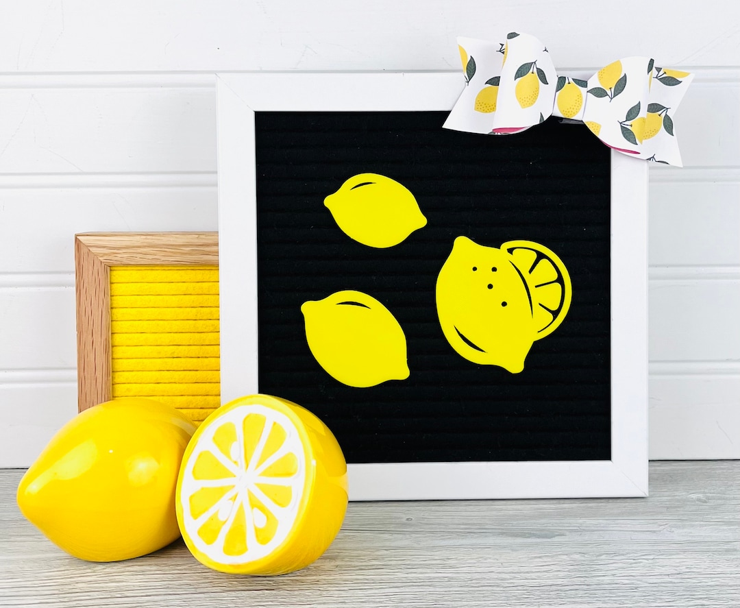 Lemons for Letterboards Easy Peasy Lemon Squeezy Lemon - Etsy