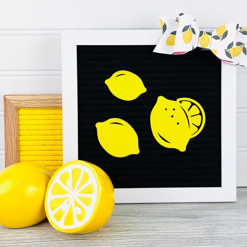 Lemons for Letterboards Easy Peasy Lemon Squeezy Lemon - Etsy