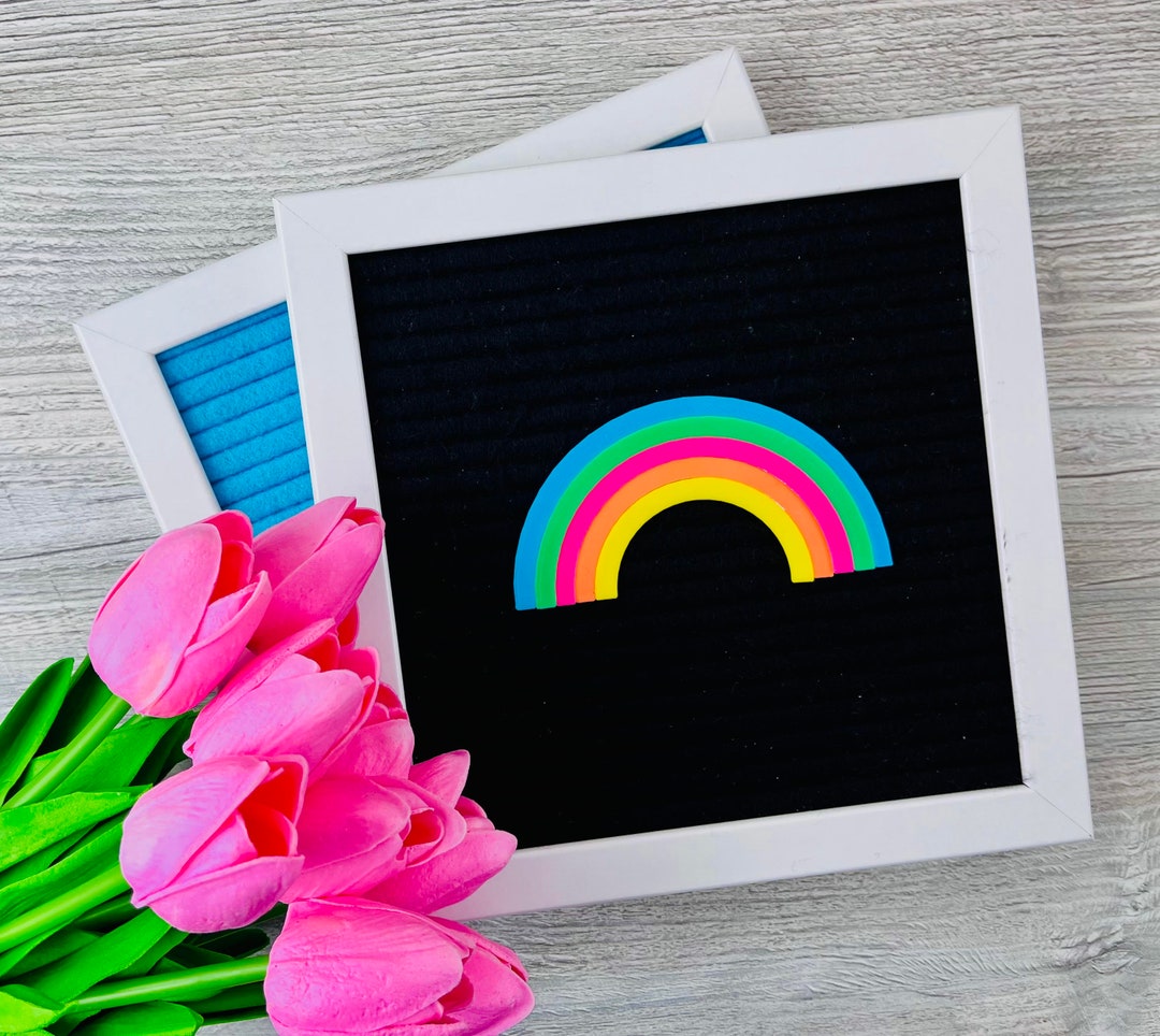 Letter Board Spring Rainbow, Welcome Spring Sign, Pastel Rainbow for ...