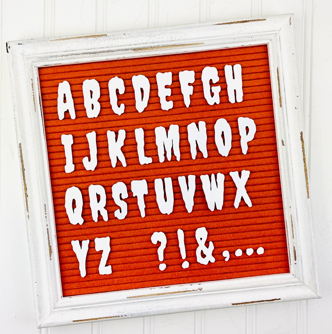Halloween Letters for Letter Boards, Spooky Letter Set, Halloween Decor ...