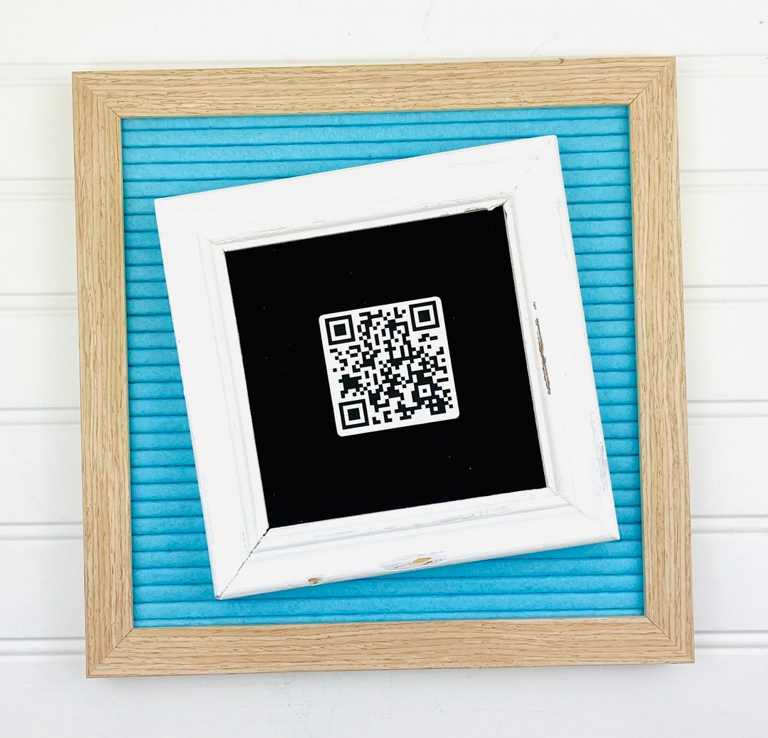 Custom QR Code Set for Letterboards, Personalized Small Business QR ...