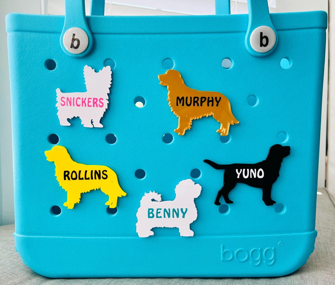 Personalized Dog Breed Bogg Charms, Custom Pet Bits, Cat Name, Pet ...