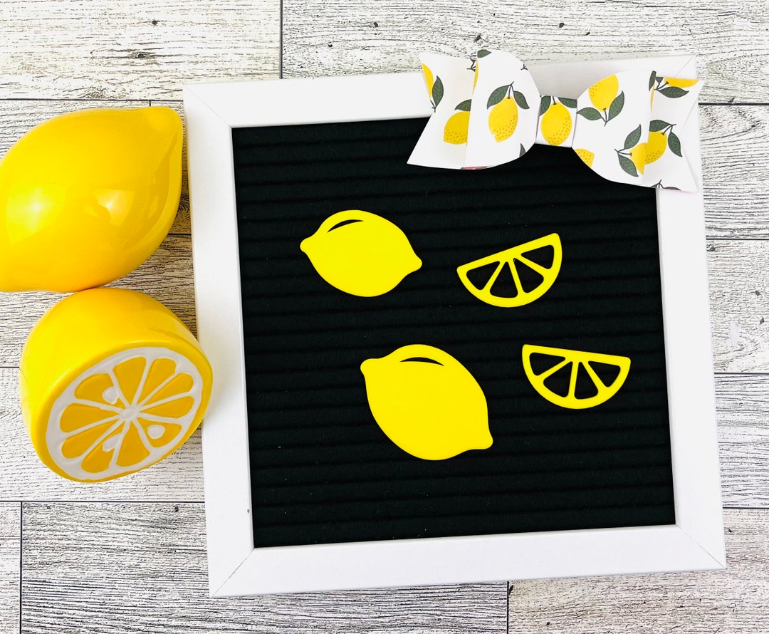 Lemons for Letterboards, Easy Peasy Lemon Squeezy, Lemon Slice, Citrus ...