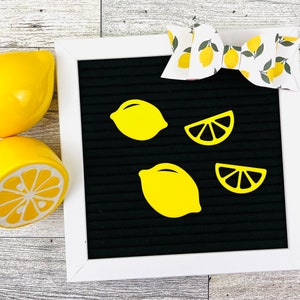 Lemons for Letterboards, Easy Peasy Lemon Squeezy, Lemon Slice, Citrus ...