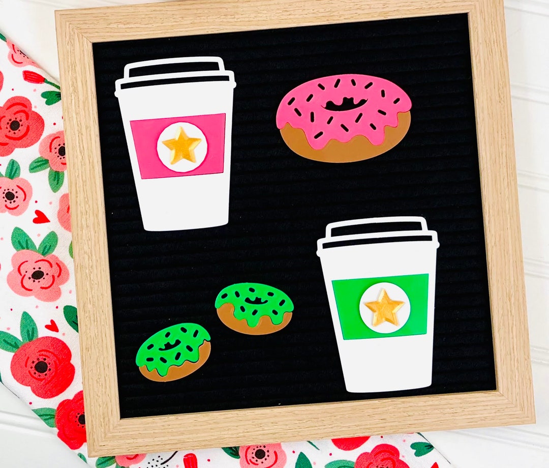 Coffee and Donuts for Letterboards, We Go Together Like Donuts & Coffee ...