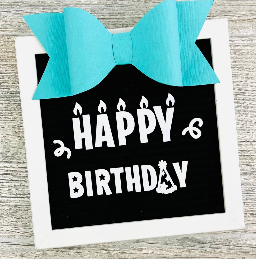 Happy Birthday Letterboard Decor, Birthday Party Sign, Feltboard Party ...