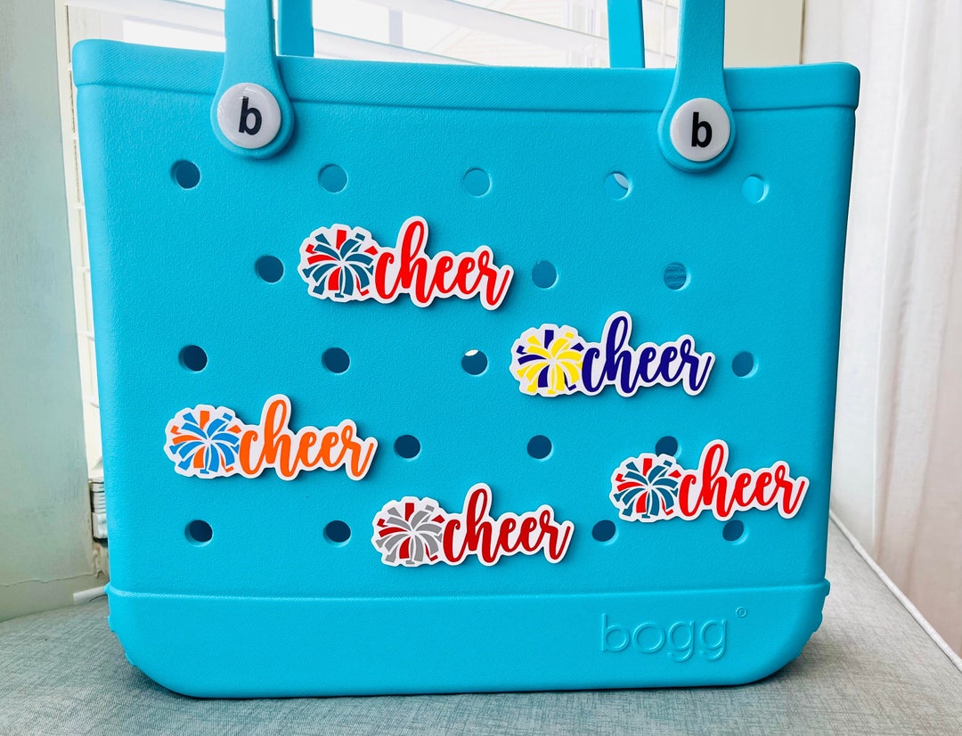 Bogg Bag Cheer Bits, Customized Cheerleader Charms, Pom Pom Cheer, Team ...