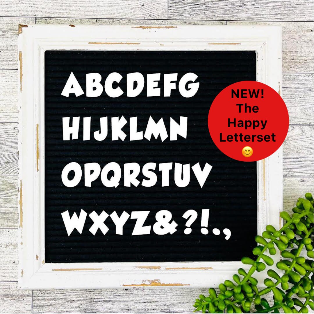 Custom Letter Set for Letter Boards, Alphabet Set, Felt Board Bundle ...