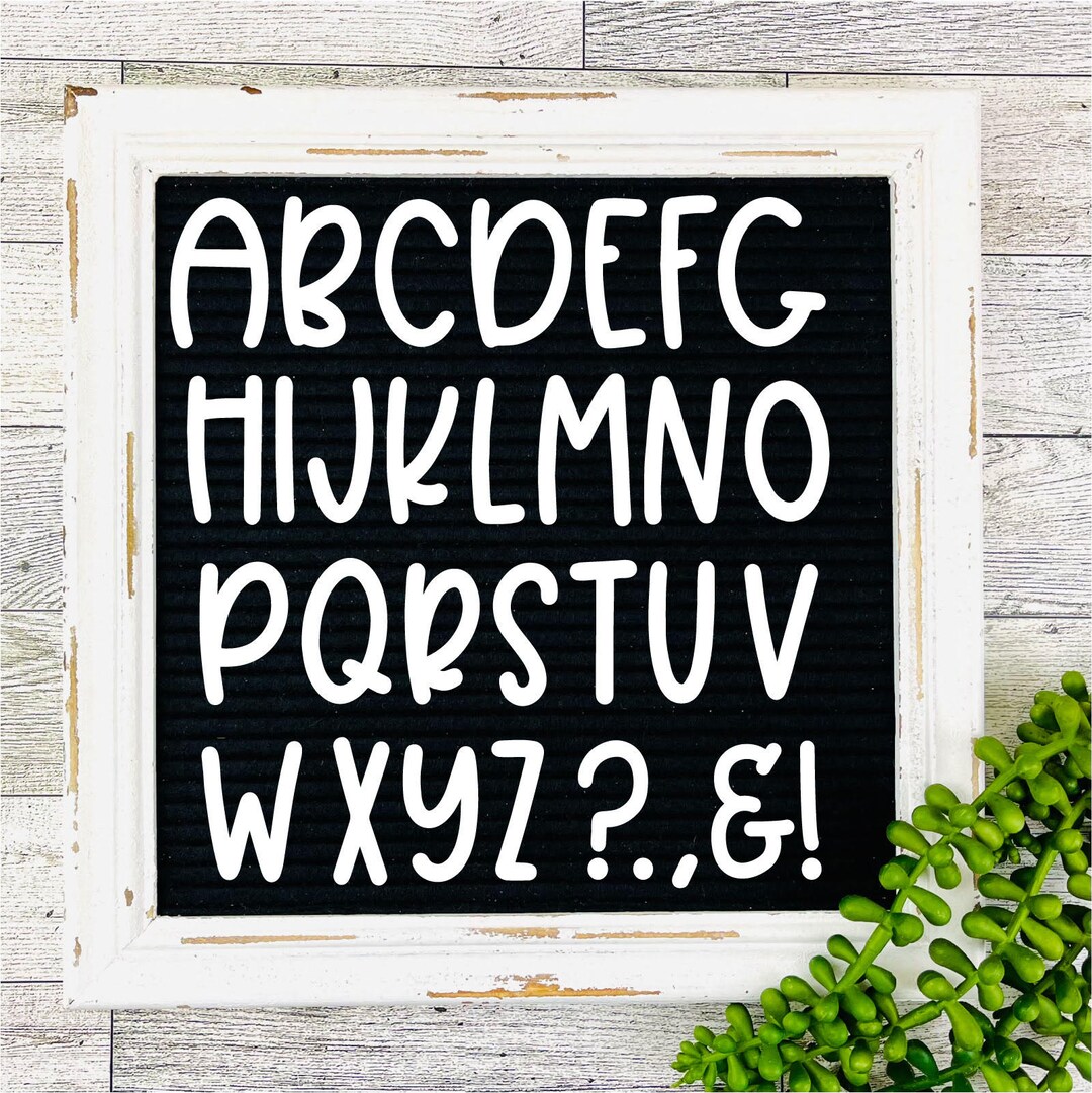 Letter Board Love Letterset, Felt Board Alphabet Set, Upper Case ...