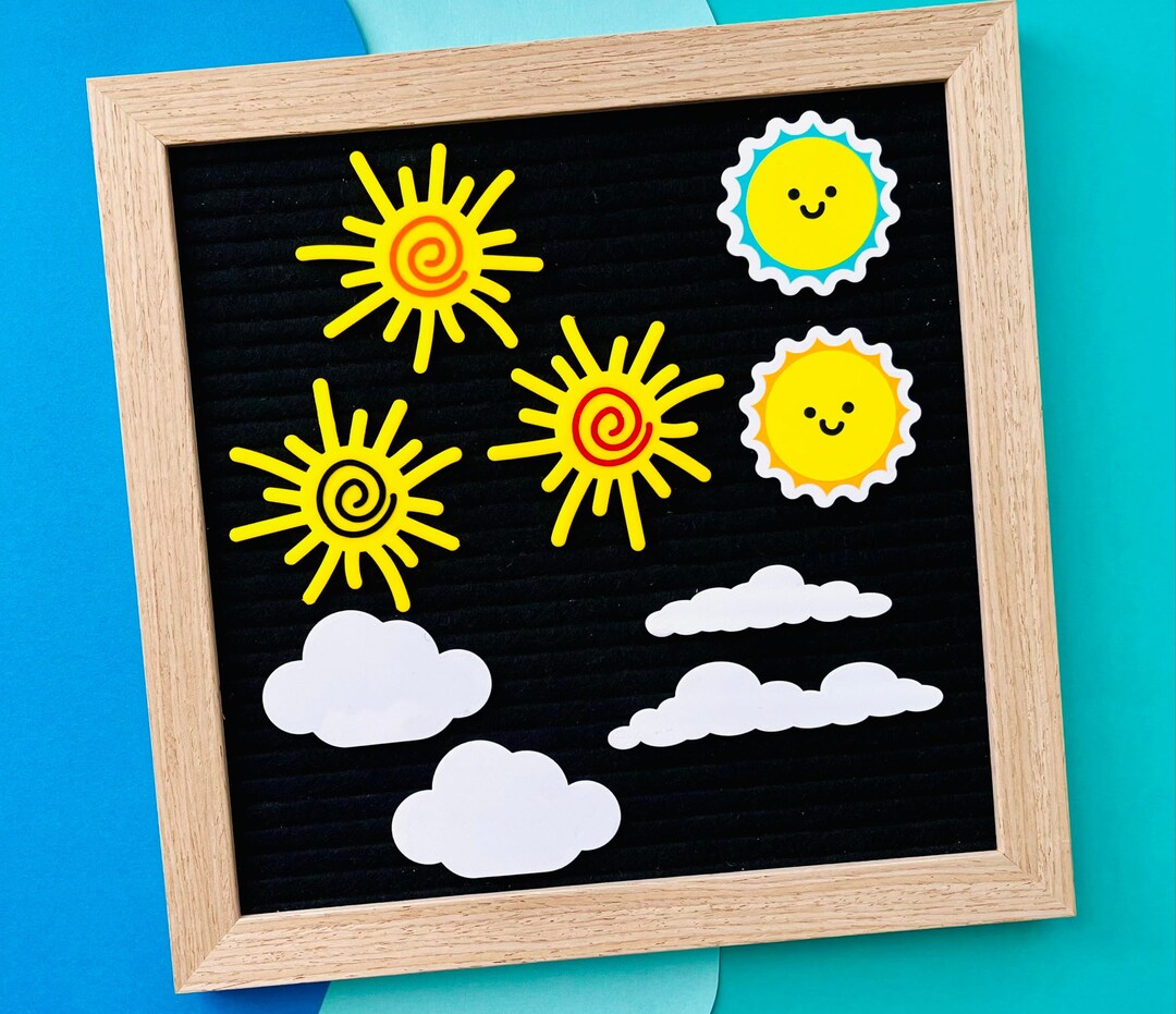 Sunny Day for Letter Boards, Smiley Face Sun, Here Comes the Sun Sign ...