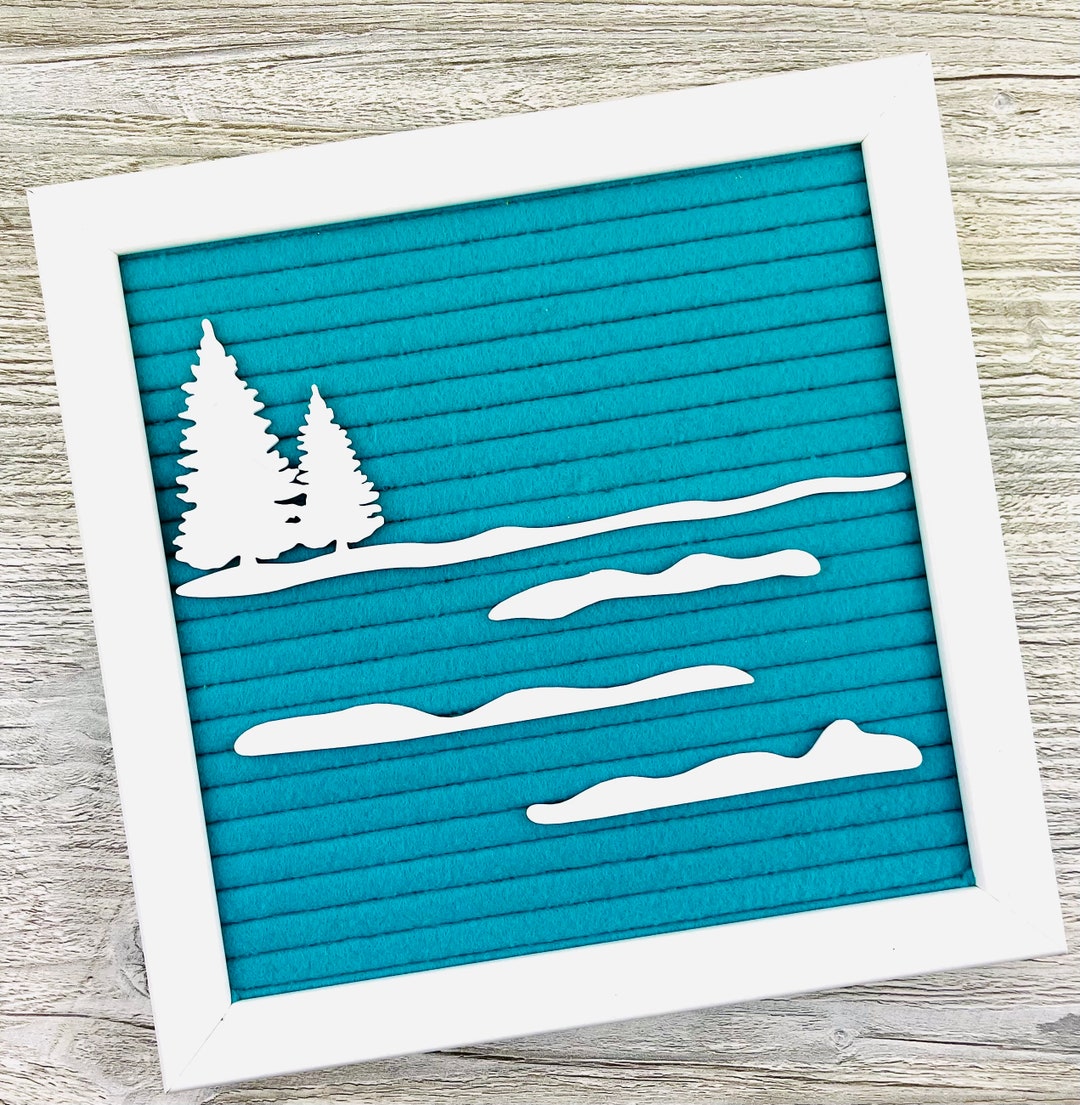 Snow Drifts for Letterboards, Winter Snow Message Board, Let It Snow ...