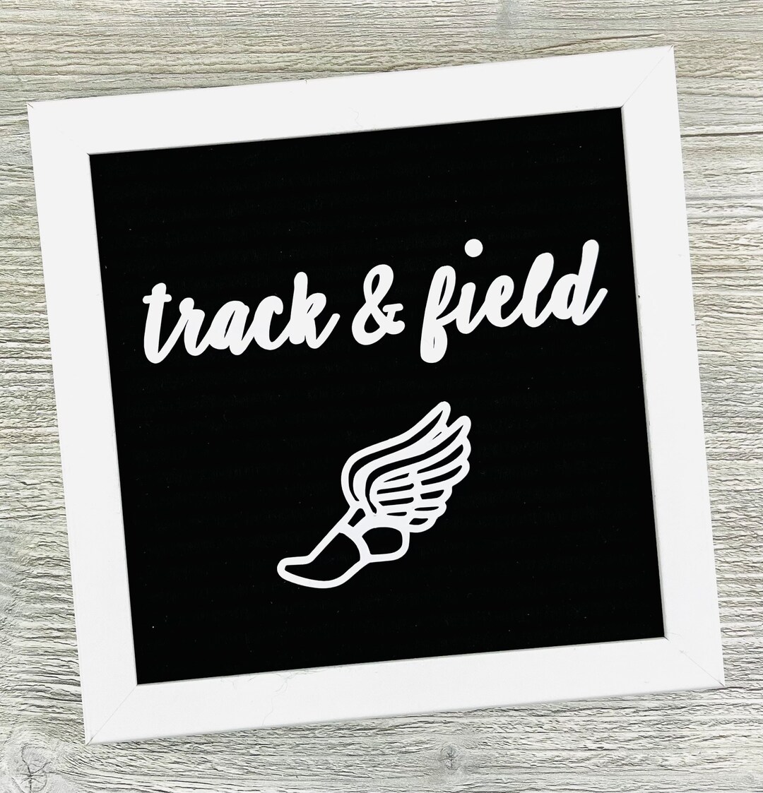 Track & Field Icons for Letterboards, School Sports, Felt Board Accents ...