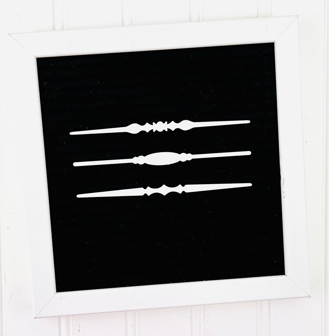 Decorative Underlines for Letter Boards, Line Accents for Felt Boards ...