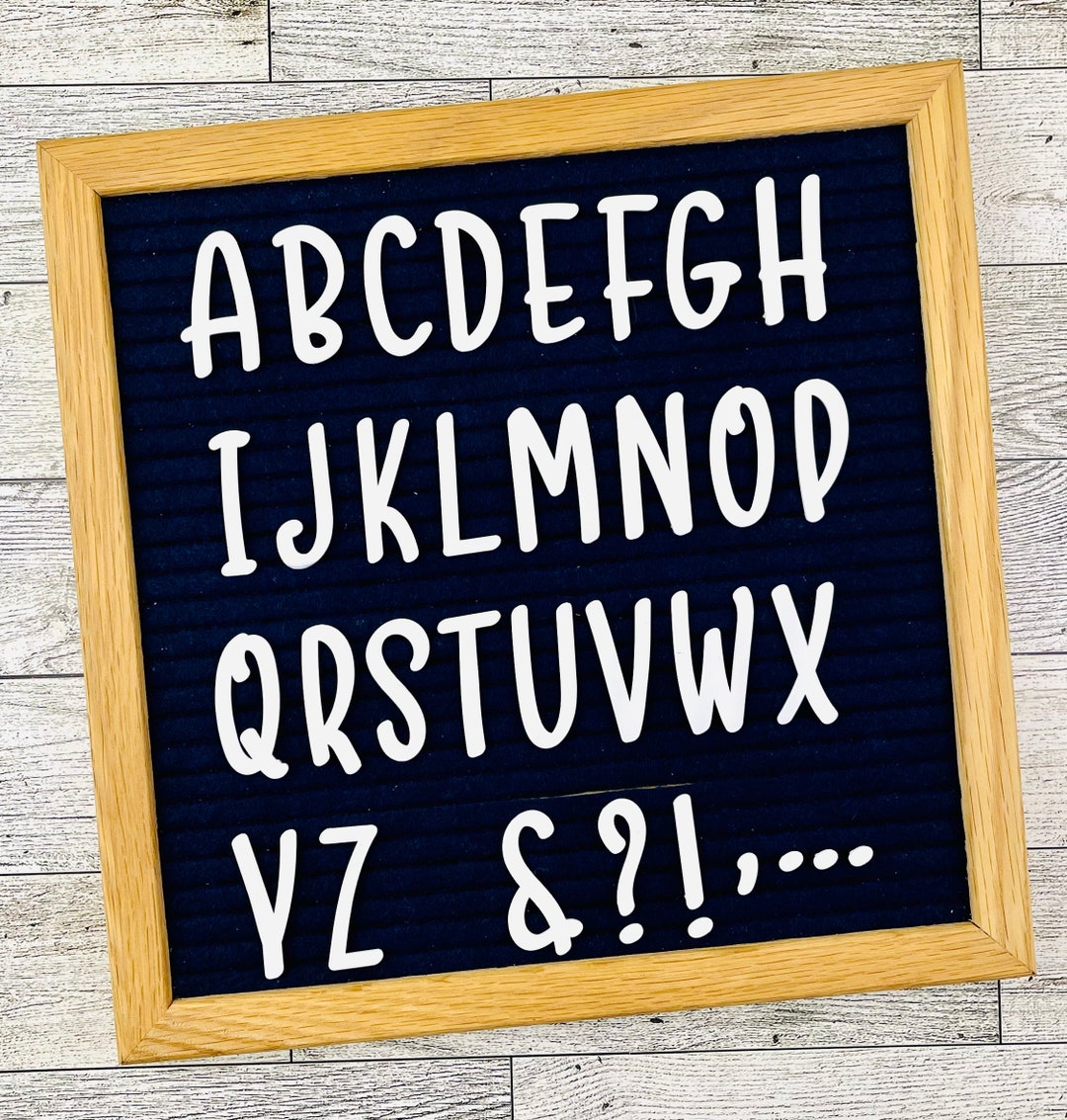 Letter Set for Letter Boards, the Hannah Alphabet Set, Felt Board ...