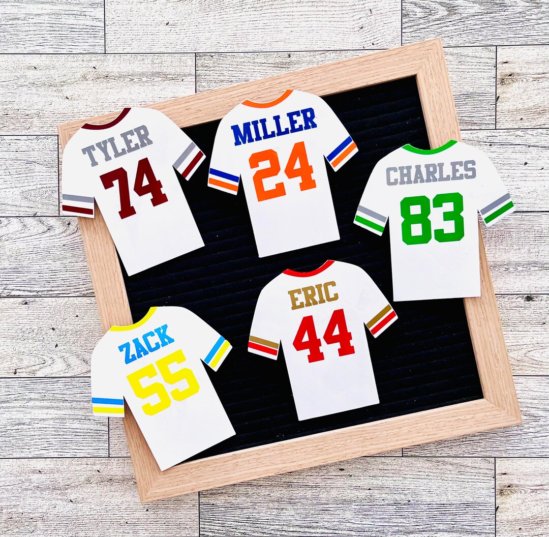 Custom Football Jersey for Letter Boards, Sports Icons for Felt Boards ...