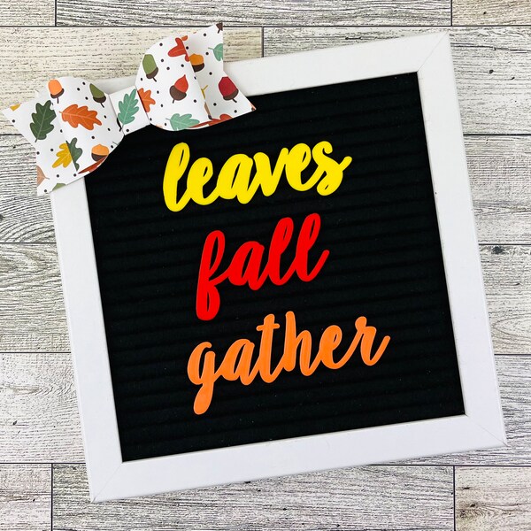 Gather Falling Leaves - Etsy
