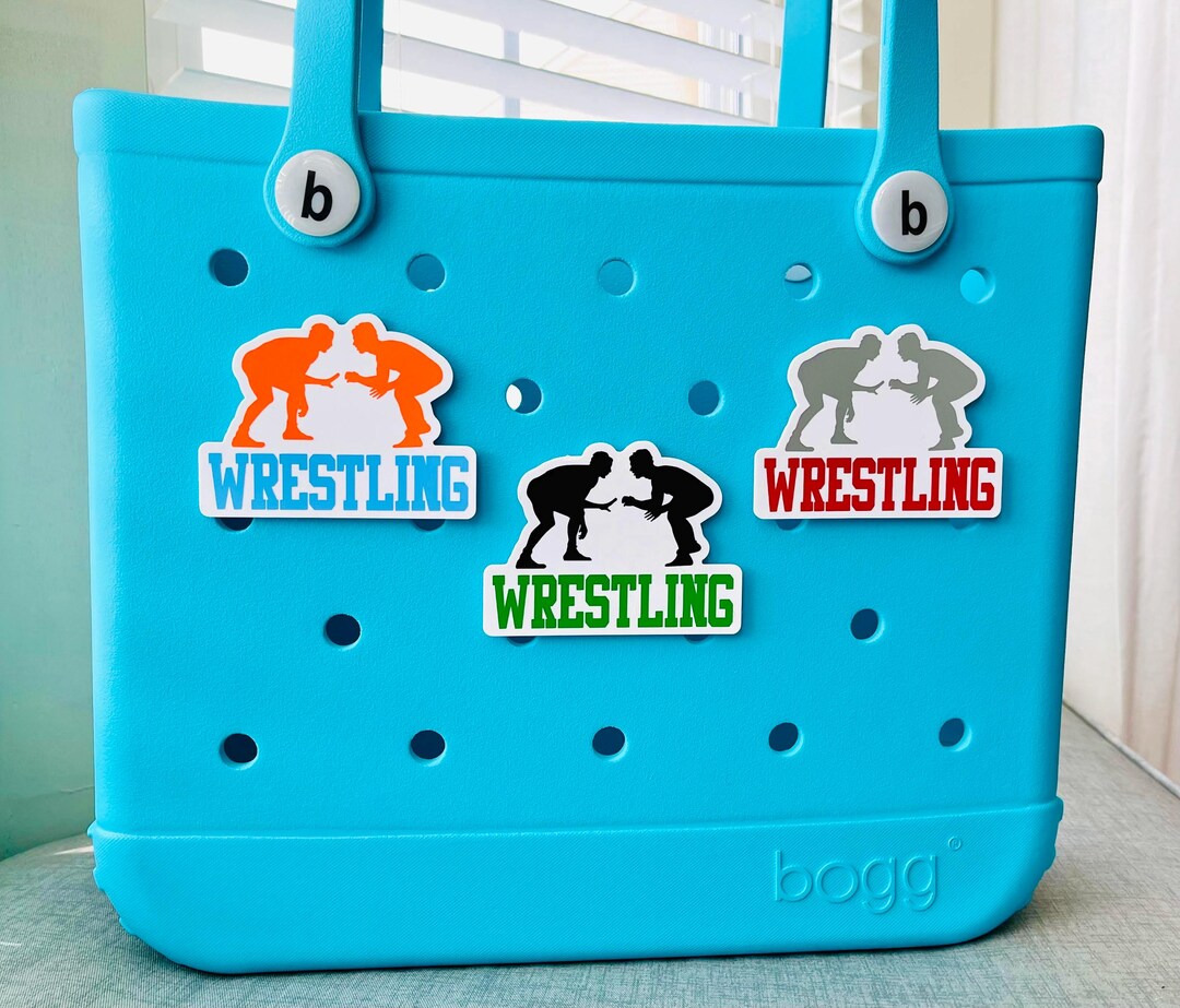 Bogg Bag Wrestling Bits, Sports Pop in Charms , Athletic Bogg Bag Tags ...