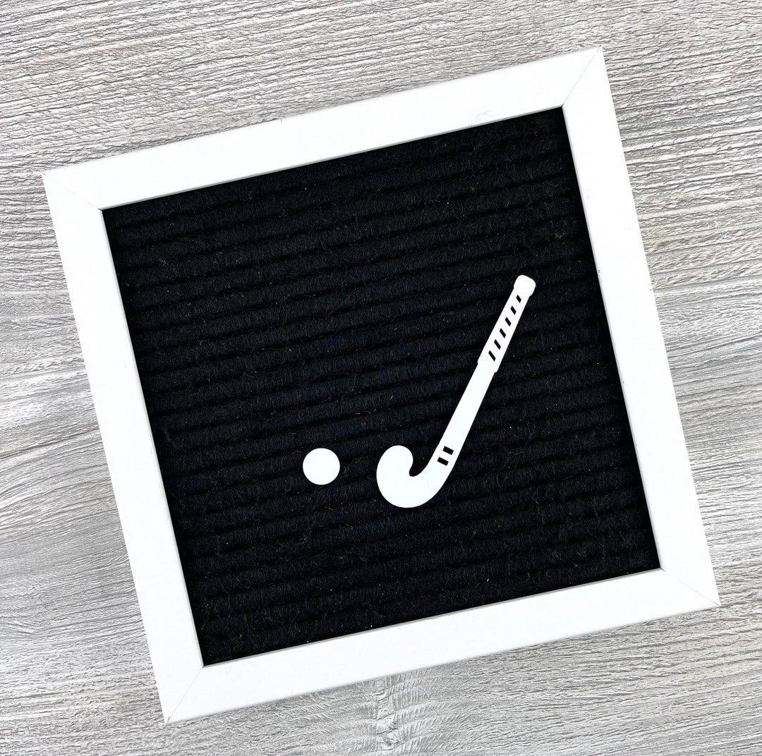 Field Hockey Set for Letter Boards, Custom Sports Decor, Felt Board ...