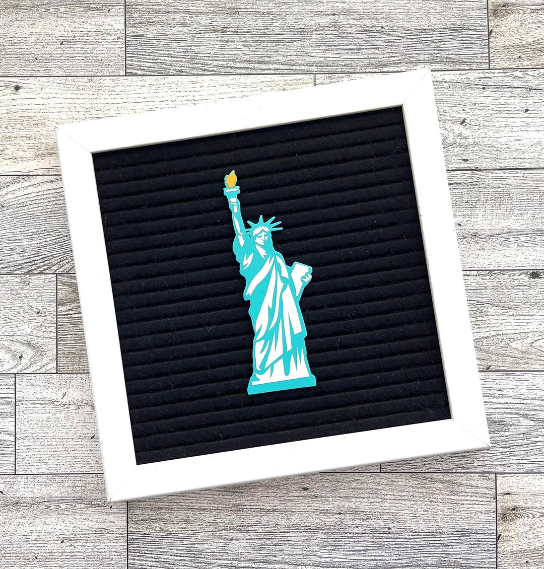 Letter Board Lady Liberty, Independence Day Icons for Felt Boards ...