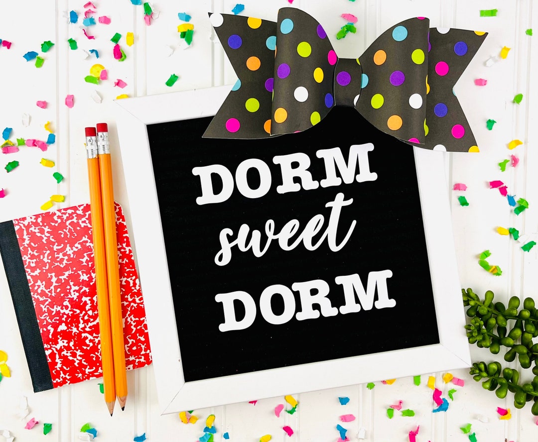 Dorm Sweet Dorm Letter Board Sign, College Dorm Room Decor, Dorm Room ...