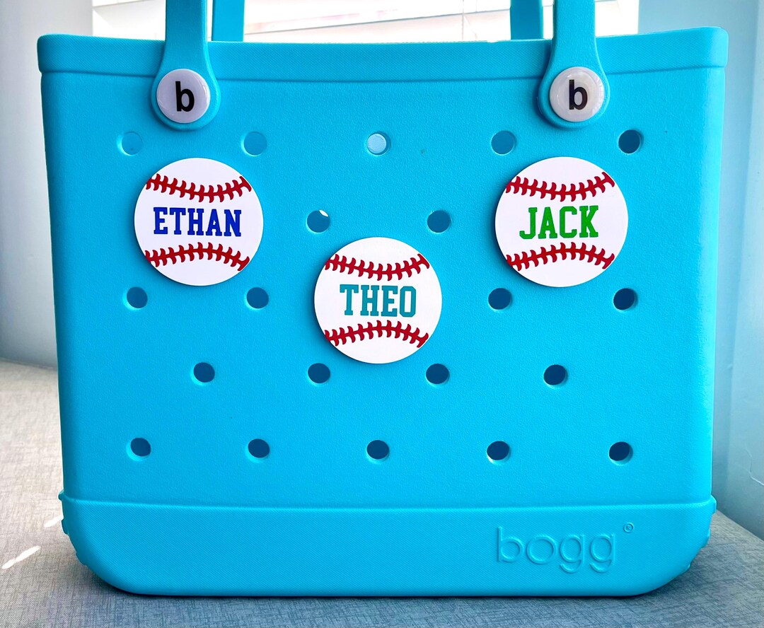 Custom Baseball Bogg Bag Bits, Personalized Sports Bogg Charms ...
