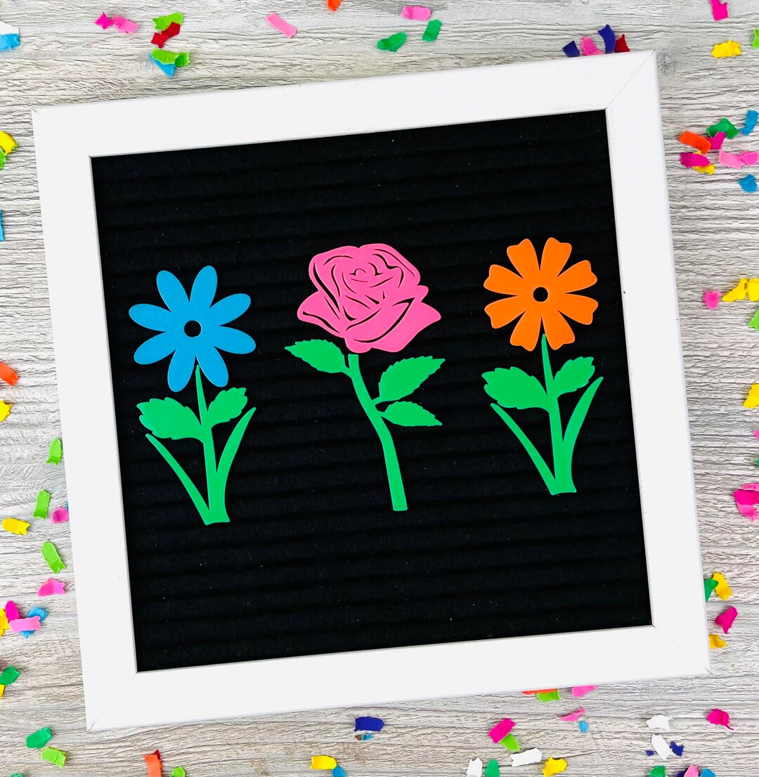 Letterboard Flowers, Fresh Flowers Sign, Feltboard Flower Garden ...