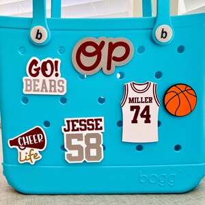 Sports Bogg Bits, Custom Athletic Charms for Bogg Bags, Personalized ...