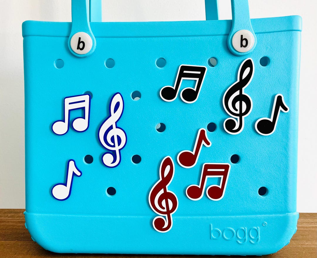 Musical Notes Bogg Bag Charms, Marching Band Bits, Color Guard Marching ...