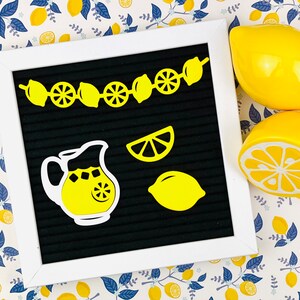 Lemons for Letterboards, Easy Peasy Lemon Squeezy, Lemon Slice, Citrus ...