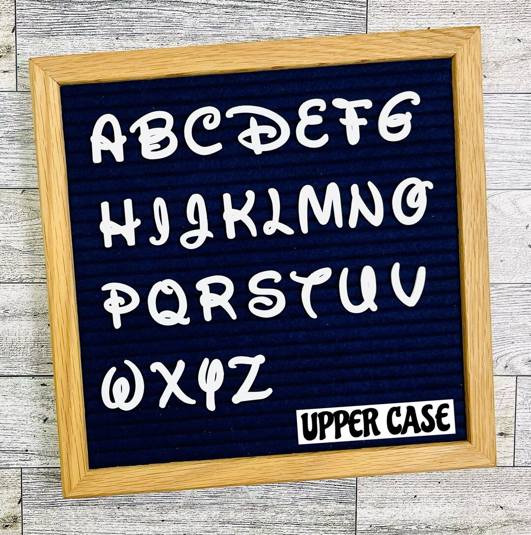 Enchanted Alphabet Set for Letter Boards, Magical Alphabet Set for Felt ...