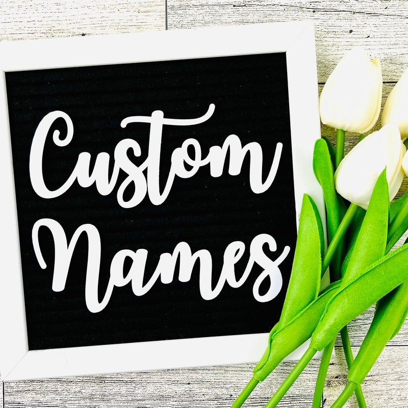 Custom Name Boards - Etsy