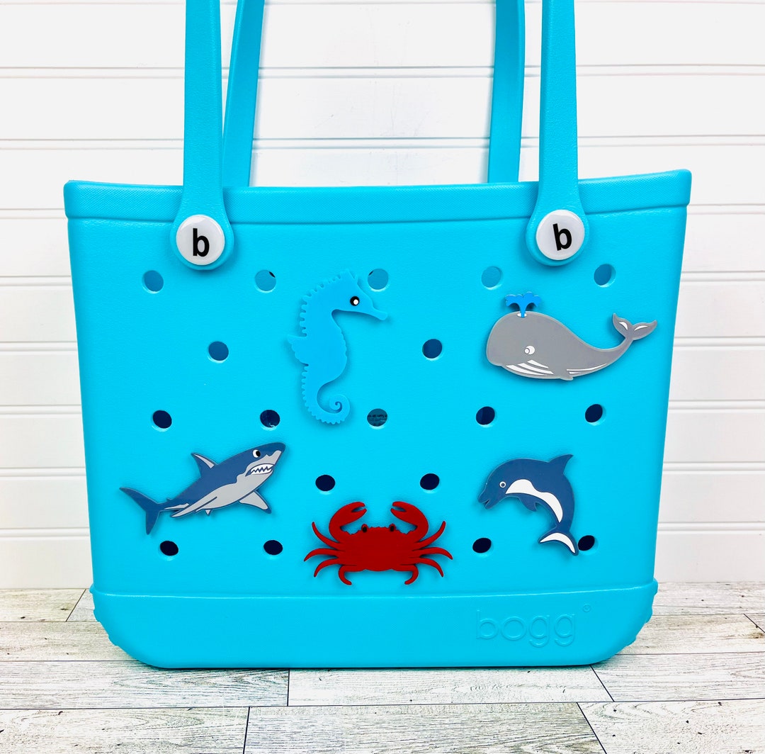 Bogg Bag Sea Animal Charms, Beach Bag Buttons, Sea Creatures Charms for ...