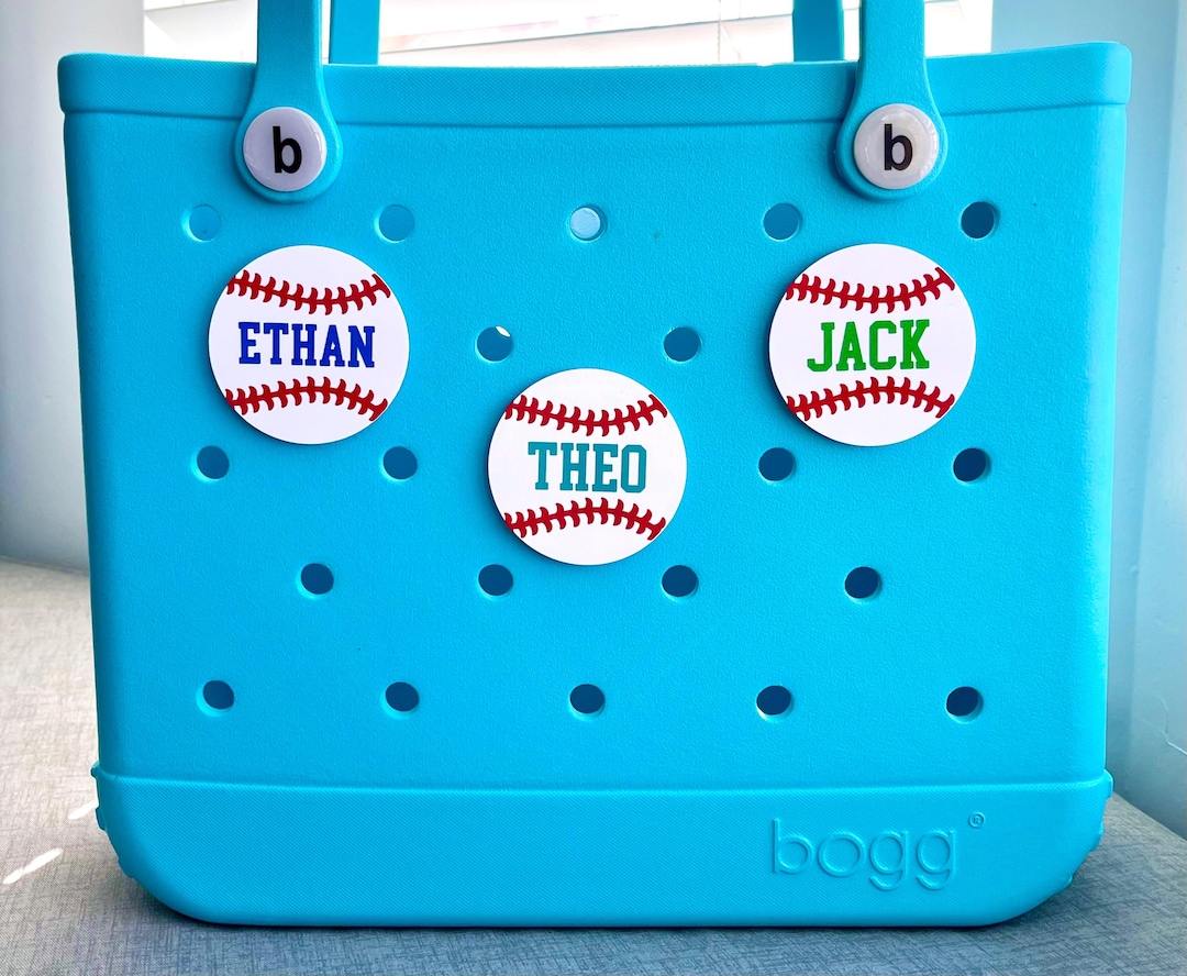 Personalized Baseball Bogg Charms, Customized Sports Ball, Athletic ...