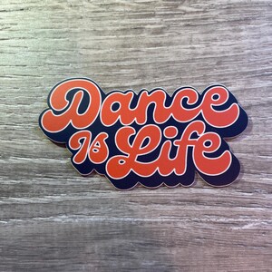 Dance is Life Sticker: Retro Dancer Gift - Etsy
