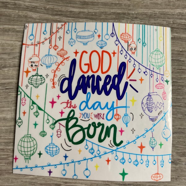 God Danced the Day You Were Born - Etsy