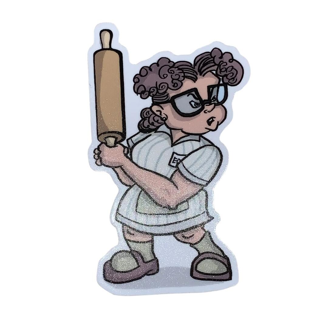 Edna: Ready to Roll Sticker, Sarcastic Cook, Gifts for Her, Laptop ...