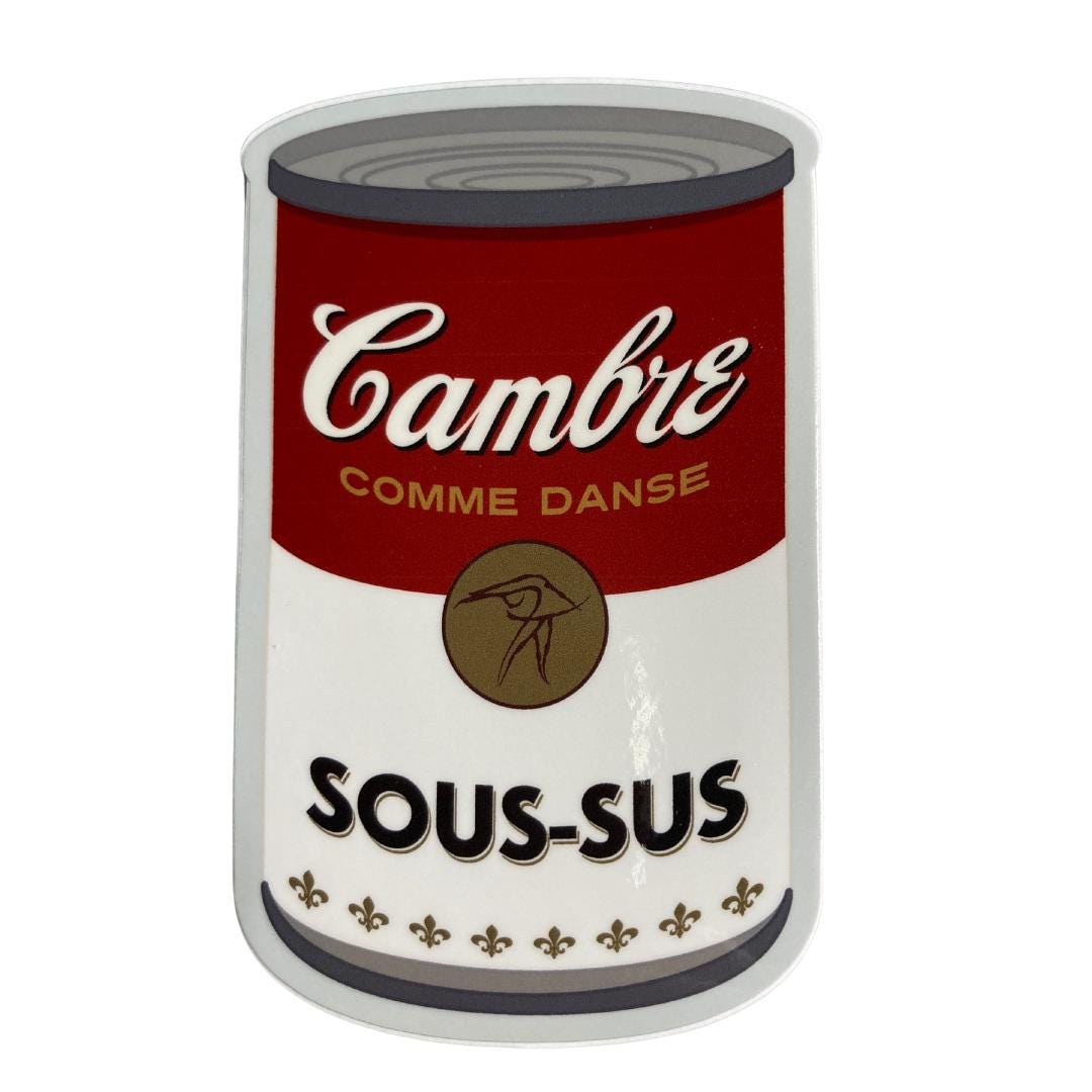 Cambre Sous-sus Ballet Vinyl Sticker: Dance Gift - Etsy