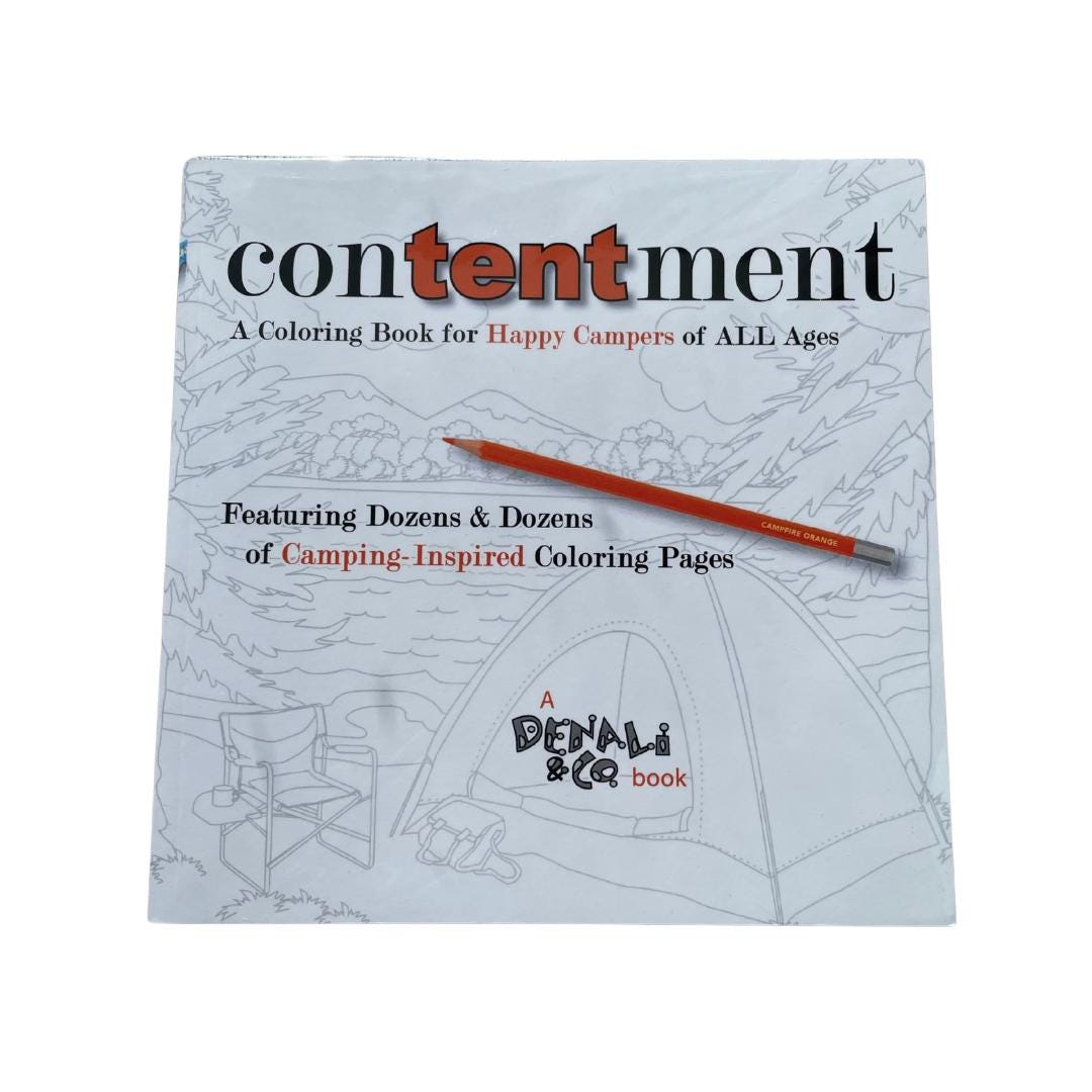 Contentment: the Coloring Book for Happy Campers of ALL Ages - Etsy
