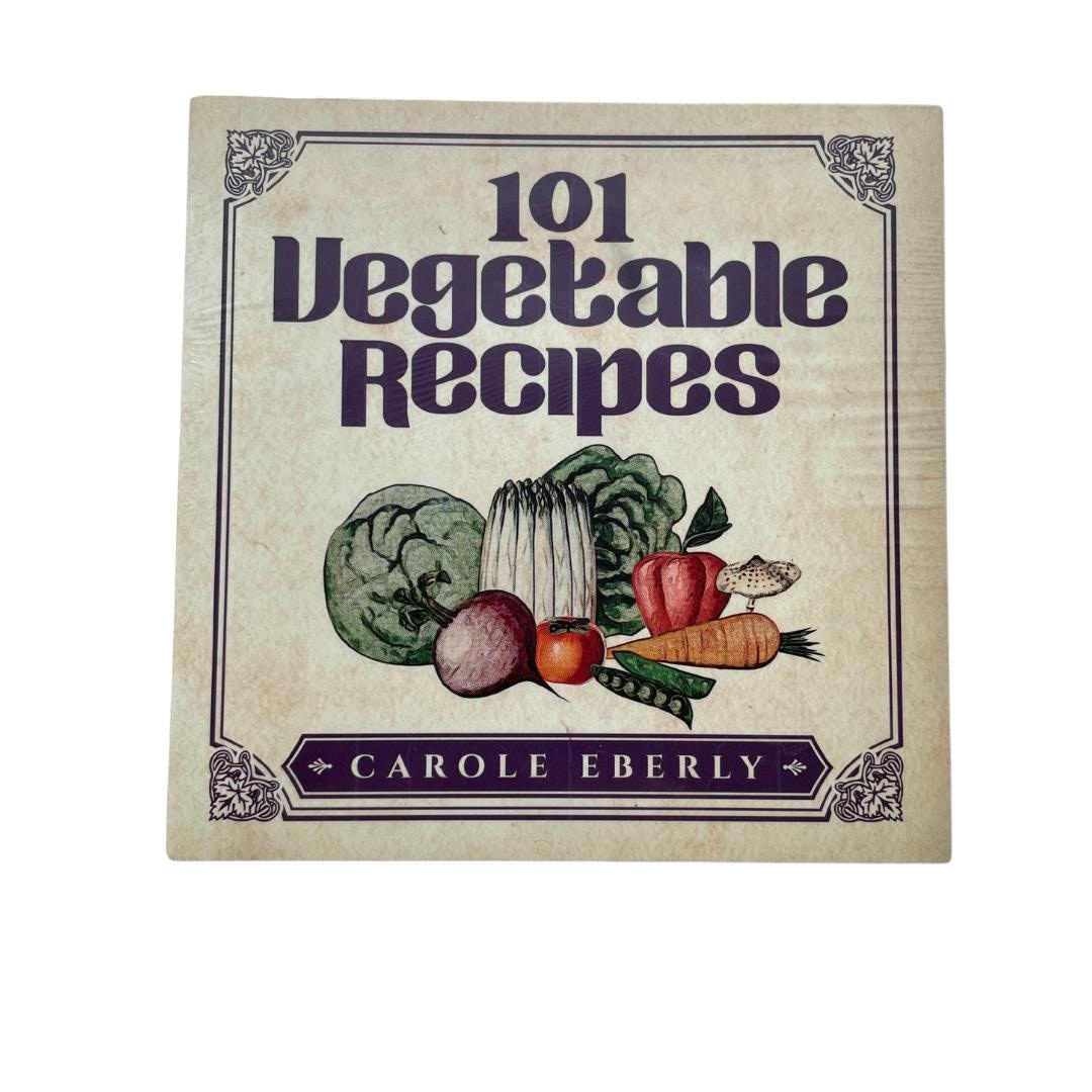101 Vegetable Recipes, Pocket-size Cookbook by Carole Eberly, Vintage ...