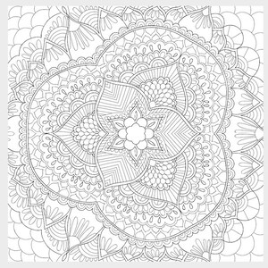 5 Printable Coloring Pages, Zentangle Coloring Pages, Instant Download ...