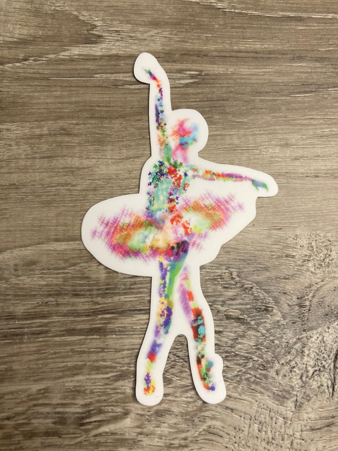 Paint Splash Dancer Ballerina Sticker, 2.3 X 4, Dance Art Decal in ...