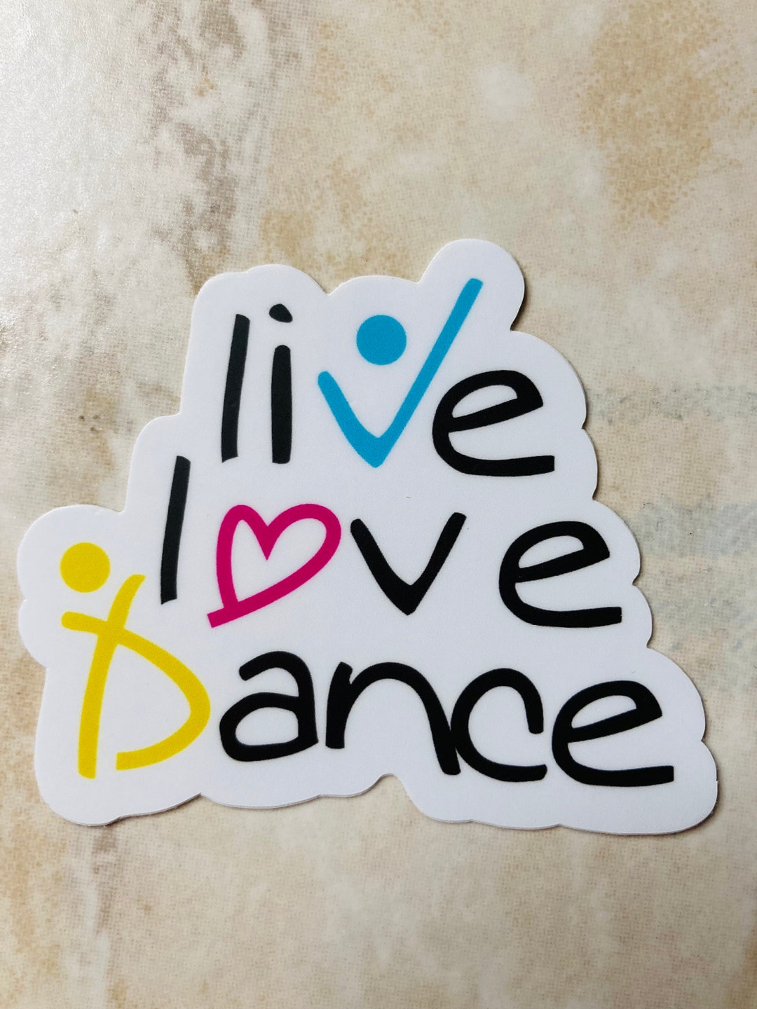 Live Love Dance Sticker, Dance Sticker, Gifts for Dancers, Ballet Gifts ...